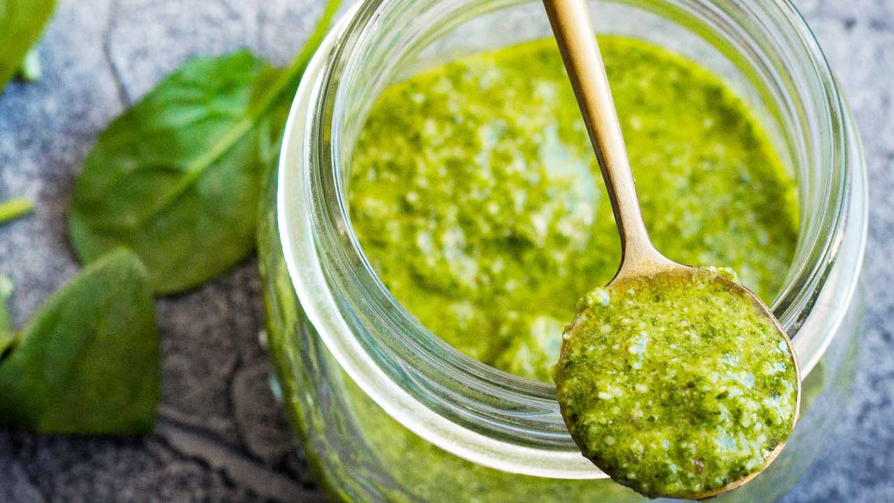 Basic Basil Pesto Sauce | Golden Eye Chef Academy